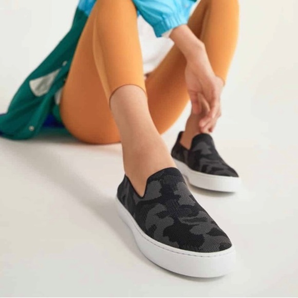 Rothy's | Shoes | Rothys The Original Slip On Sneakers In Gray Camo ...